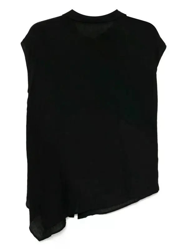 FORME D'EXPRESSION Linen Sleeveless Shirt