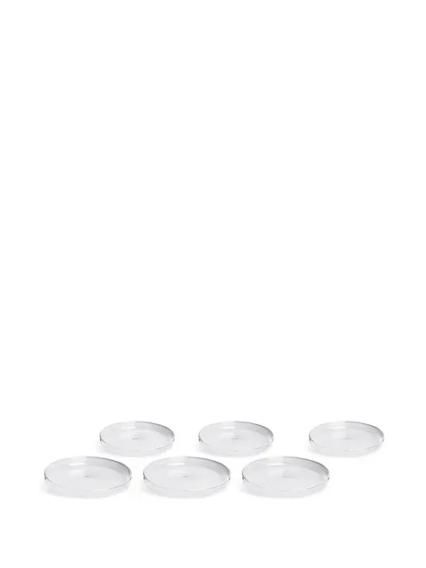 ICHENDORF MILANO Six Piuma Glass Coasters