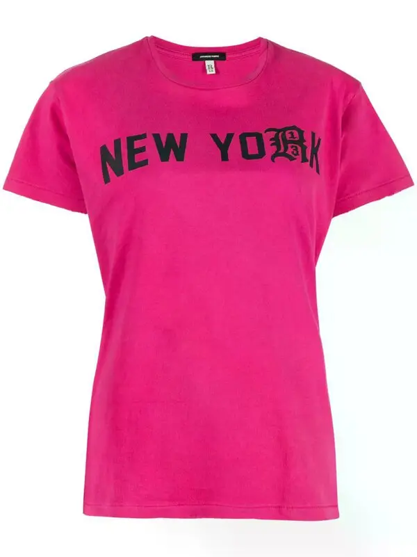 R13 Text-print Cotton T-shirt