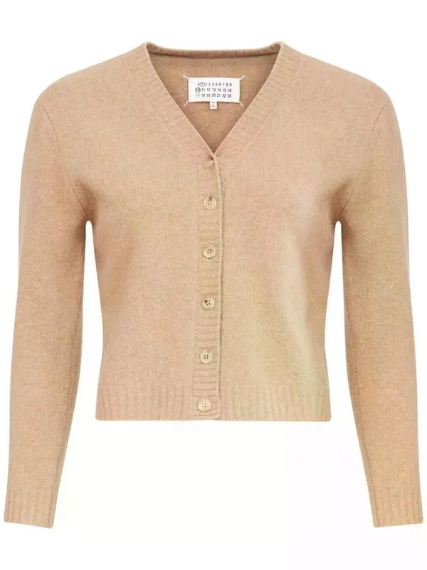MAISON MARGIELA V-neck Wool Cardigan
