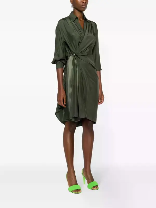 Gauge81 Miya Silk Wrap Dress