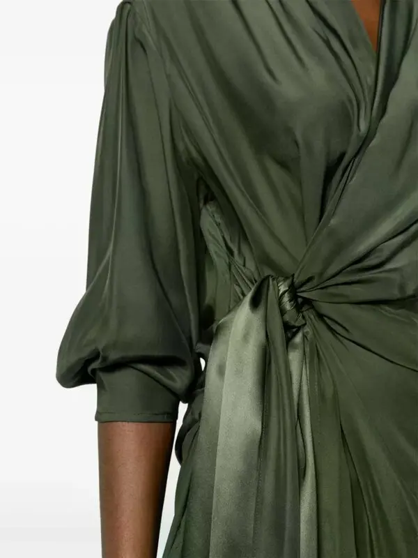 Gauge81 Miya Silk Wrap Dress