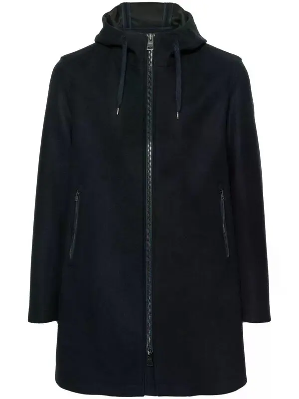 Herno Logo-plaque Hooded Coat