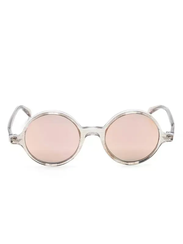 Emporio Armani Round-frame Sunglasses - Brown