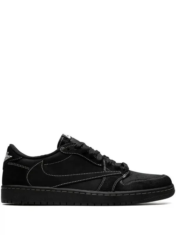 JORDAN X Travis Scott Air 1 Low Og Phantom Sneakers - Black