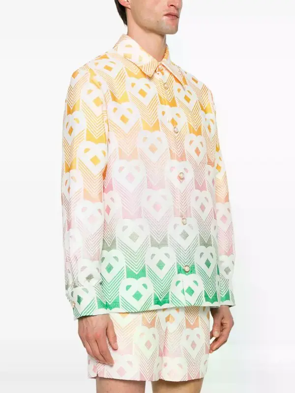 Casablanca Terrycloth-effect Shirt Jacket