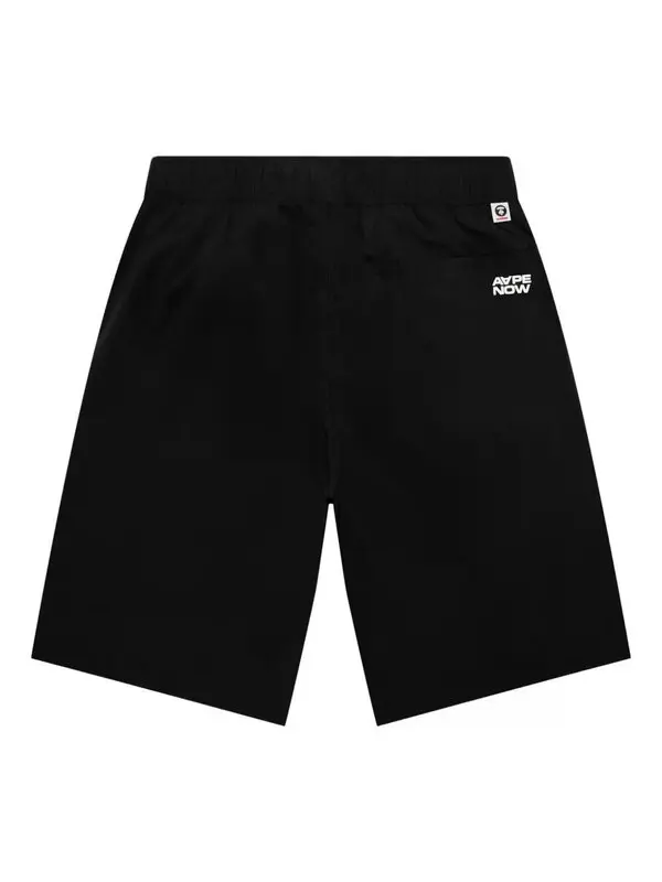 AAPE BY *A BATHING APE Logo-patch Bermuda Shorts