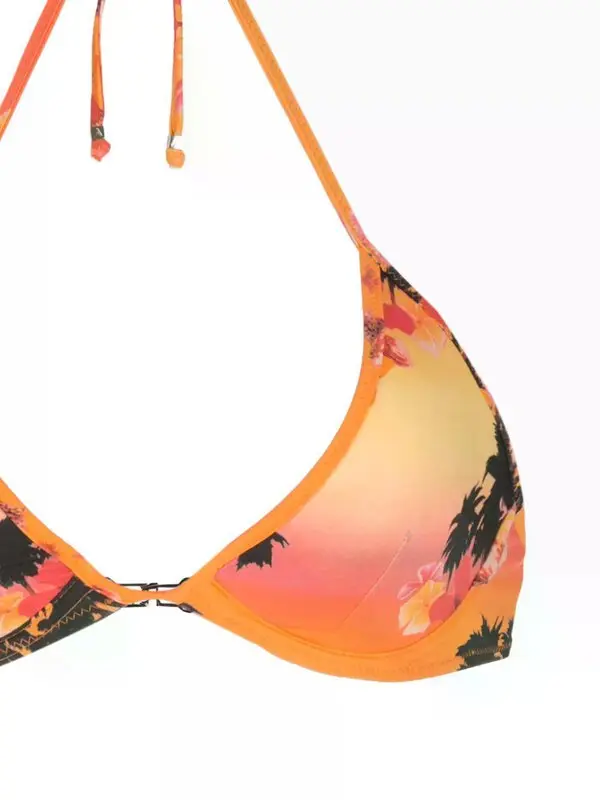 AMIR SLAMA Ilha De Hibiscus Bikini Set