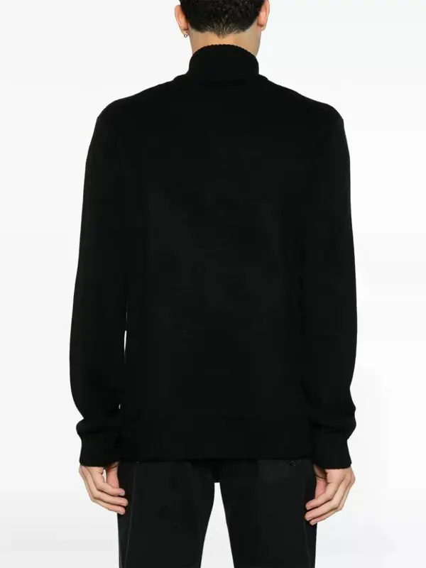 ZANONE Brera Virgin Wool Cardigan - Black
