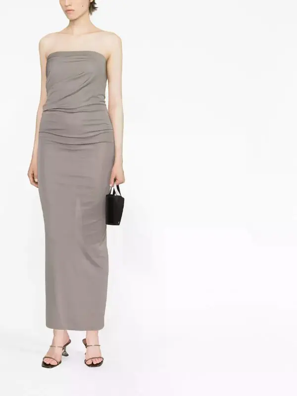 Christopher Esber Strapless Ruched Dress