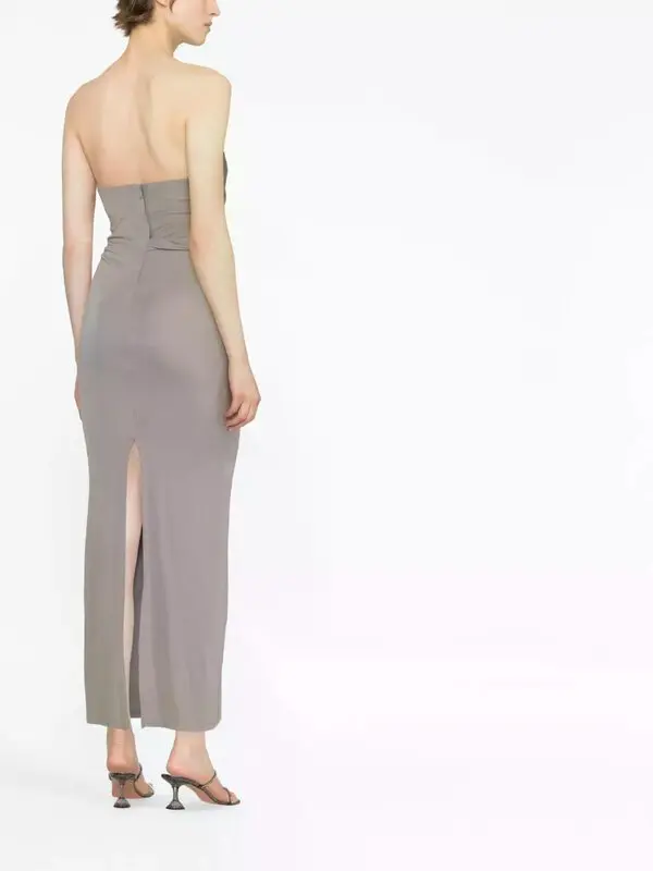 Christopher Esber Strapless Ruched Dress