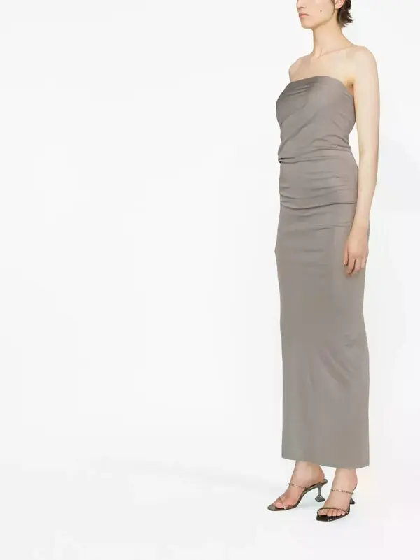 Christopher Esber Strapless Ruched Dress