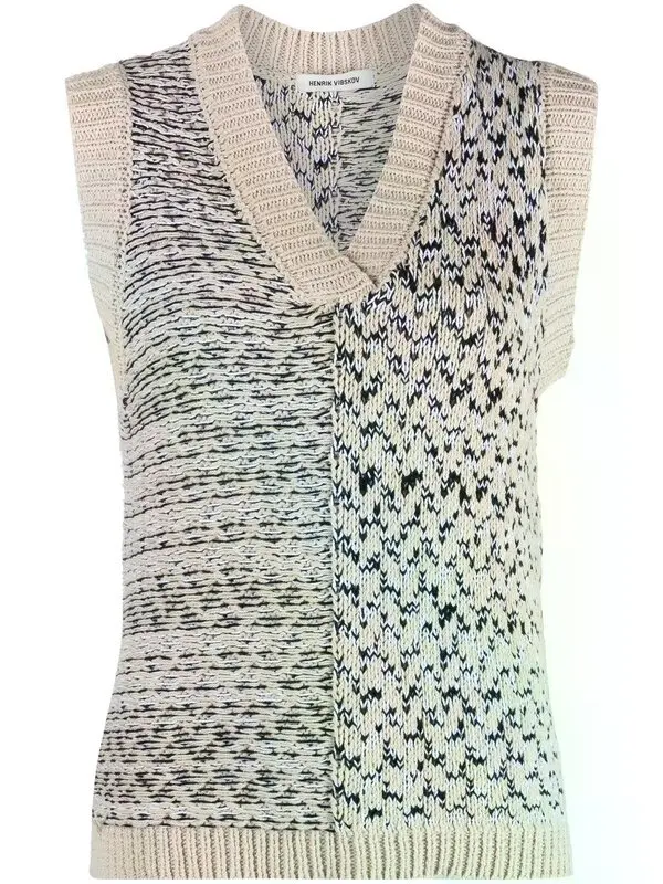 Henrik Vibskov V-neck Knitted Vest