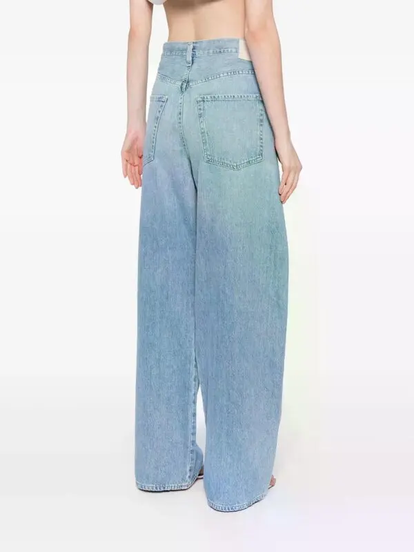 Citizens Of Humanity Brynn Drawstring-waist Cotton Jeans - Blue