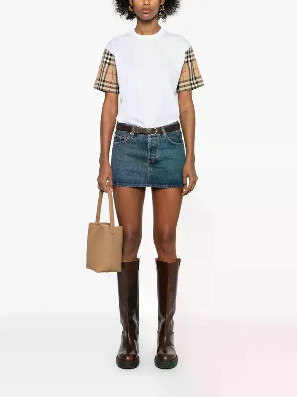 Burberry Vintage Check-detail T-shirt