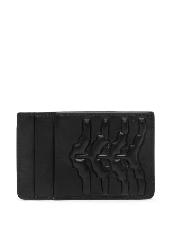 Alexander McQueen Ribcage Embossed Cardholder