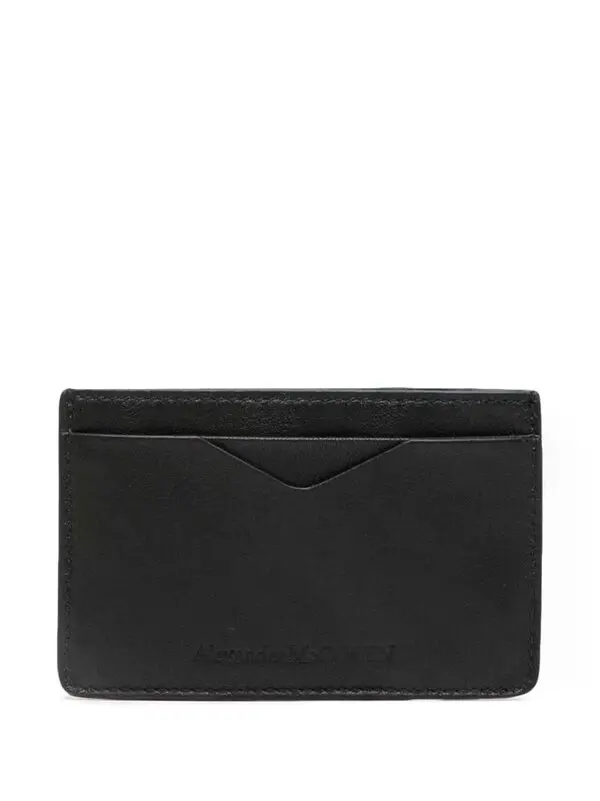 Alexander McQueen Ribcage Embossed Cardholder
