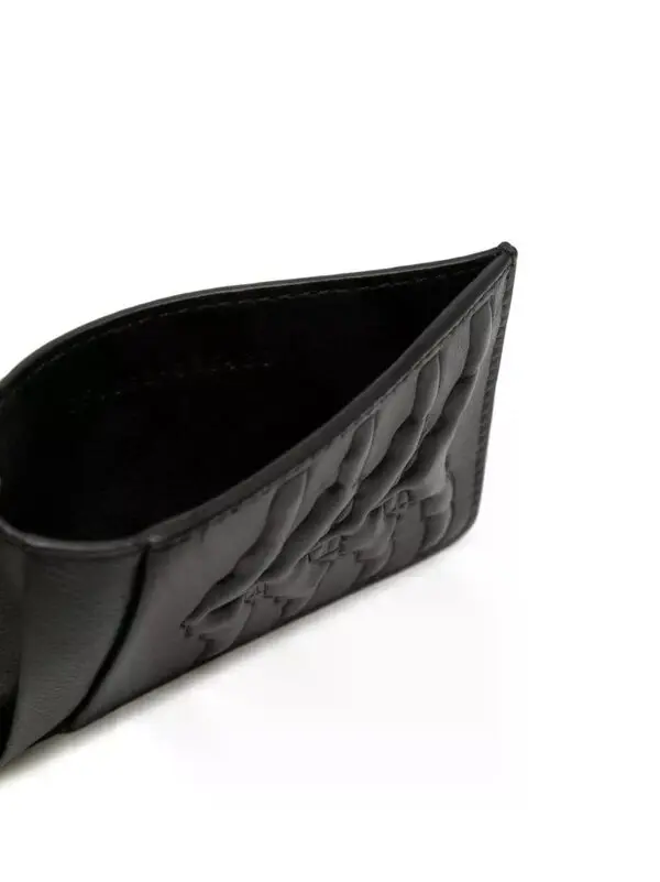 Alexander McQueen Ribcage Embossed Cardholder
