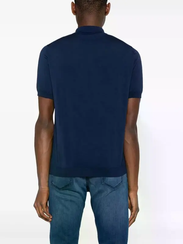 DRUMOHR Fine-knit Polo Shirt