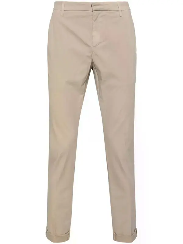 DONDUP Slim-fit Chino Trousers - Neutrals