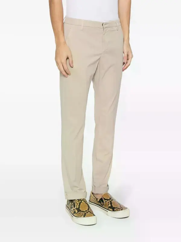 DONDUP Slim-fit Chino Trousers - Neutrals