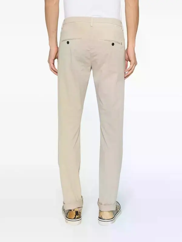 DONDUP Slim-fit Chino Trousers - Neutrals