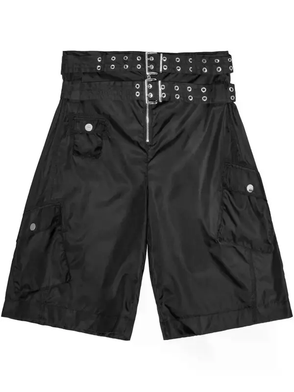 GANNI Belted Shorts