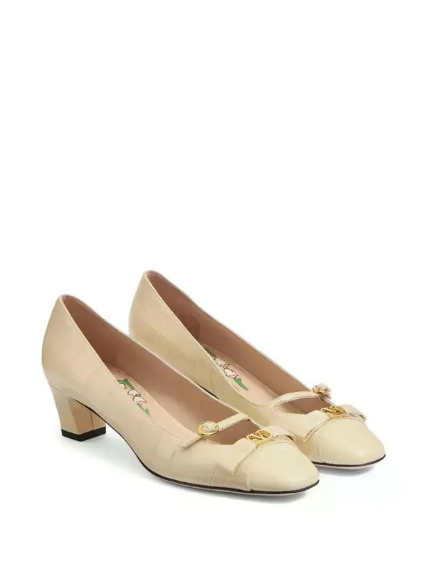 Valentino Garavani Bow Detailing Pumps - Neutrals
