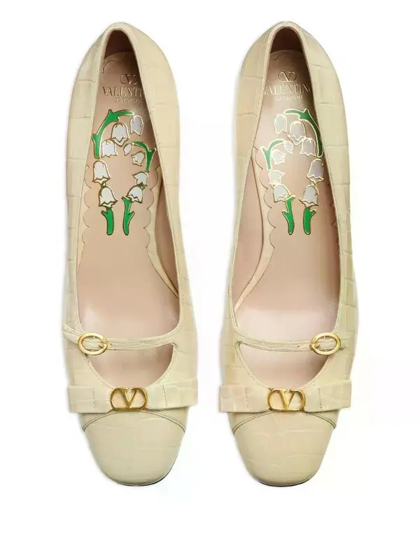 Valentino Garavani Bow Detailing Pumps - Neutrals
