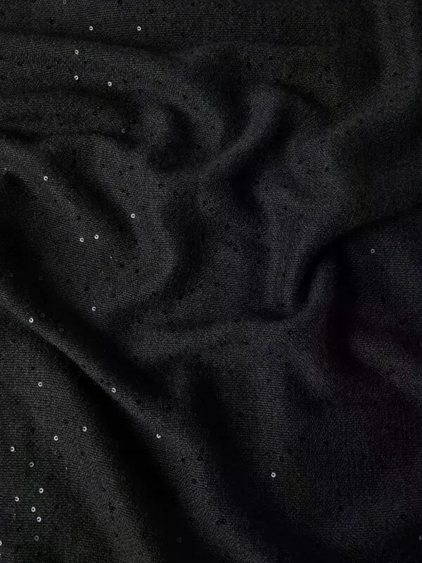 Brunello Cucinelli Sequin-embellished Scarf - Black