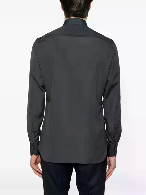 Zegna Poplin Shirt - Grey