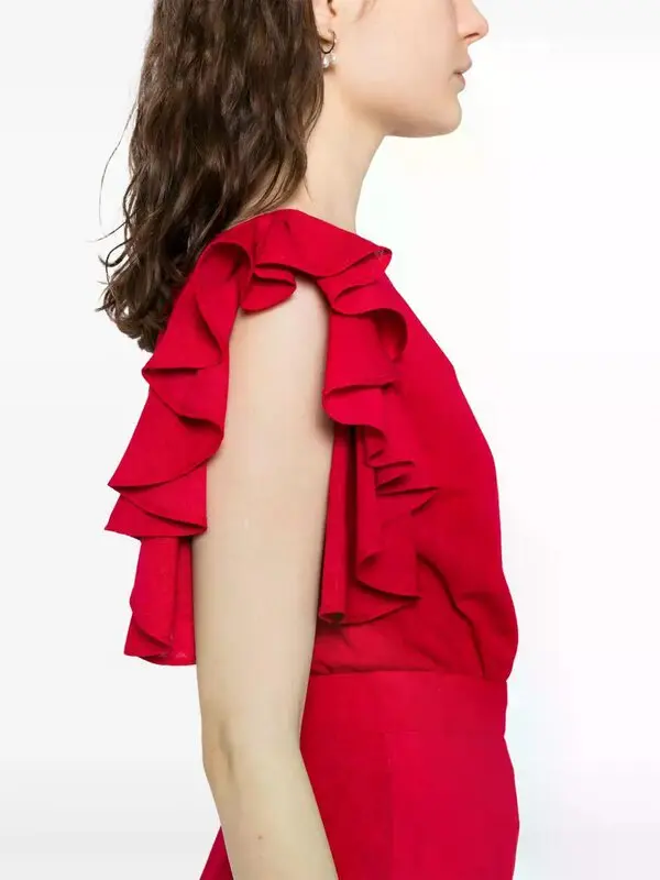 SAIID KOBEISY Ruffled Short Dress