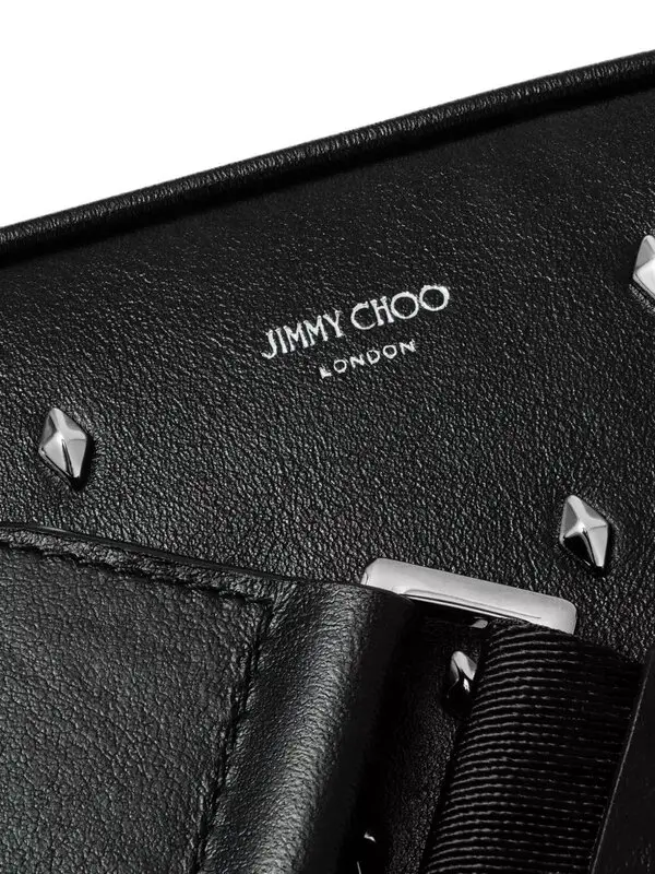 JIMMY CHOO Kimi Leather Messenger Bag