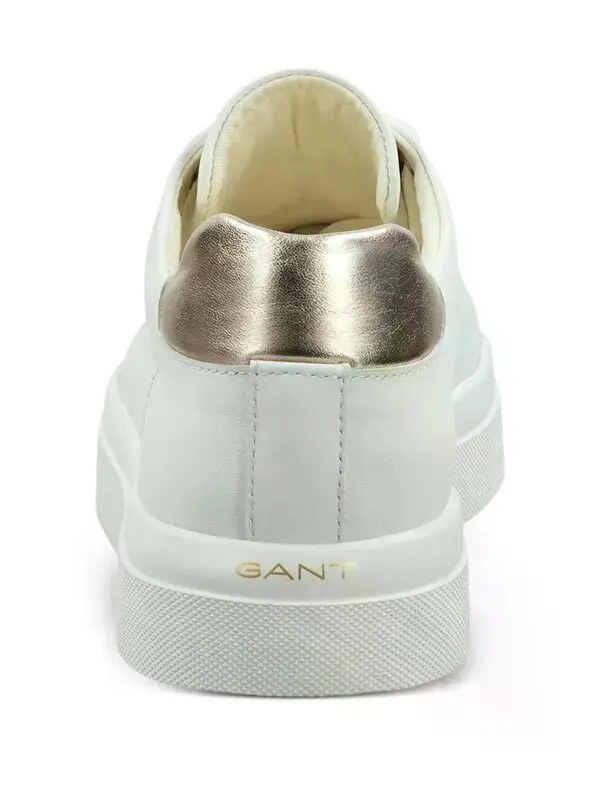 Gant Avona Leather Sneakers With Metallic Accents
