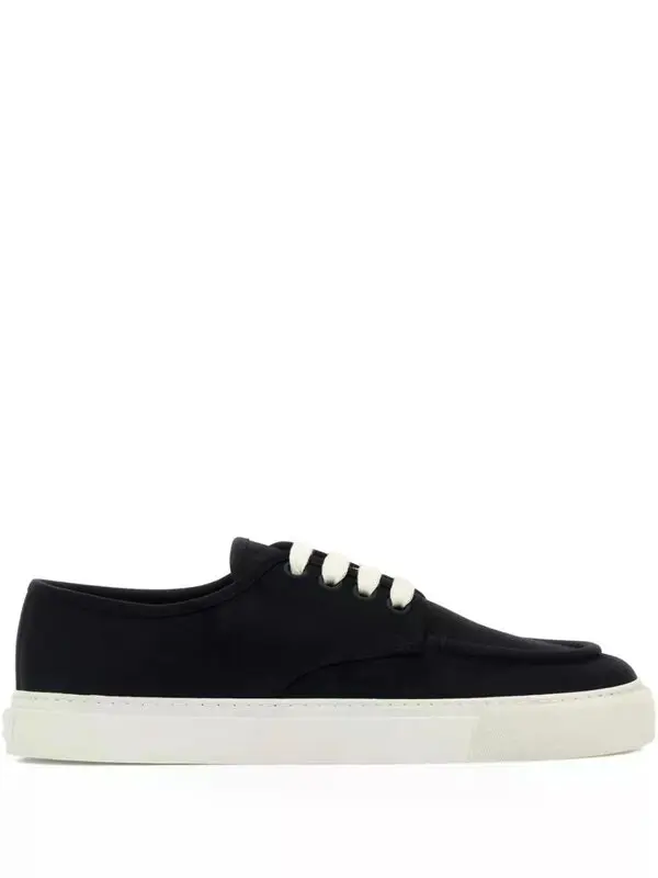 Prada Canvas Lace-up Sneakers