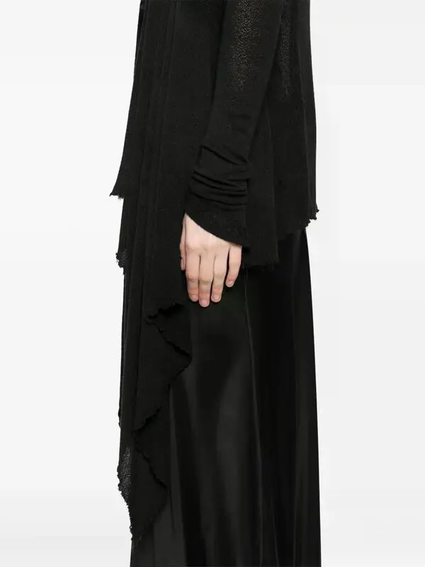 MARC LE BIHAN Open-front Asymmetric Cardigan