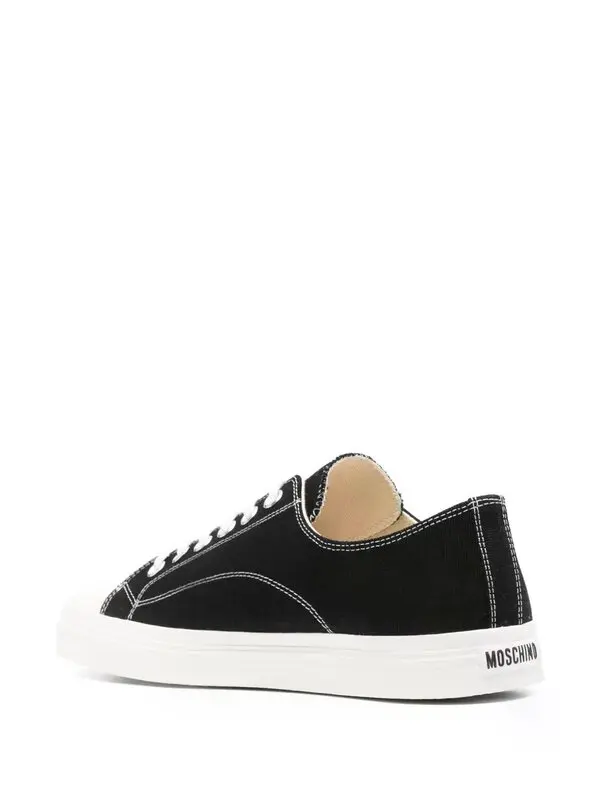 Moschino Square-toe Lace-up Sneakers