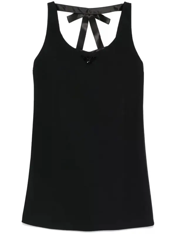 Prada Triangle-logo Mini Dress