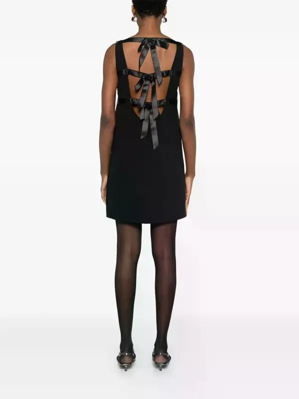 Prada Triangle-logo Mini Dress