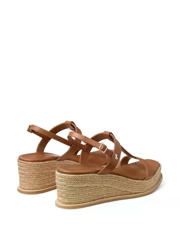 JIMMY CHOO Theia Wedge 60 Espadrilles - Brown