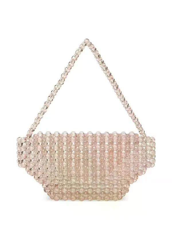 0711 TBILISI Cora Embellished Tote Bag - Neutrals