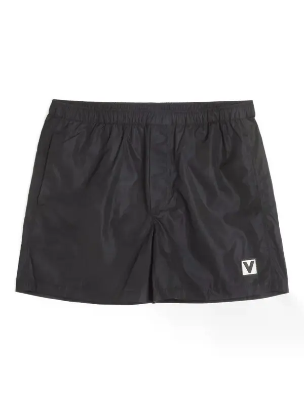 Valentino Garavani Chez-patch Swim Shorts - Black
