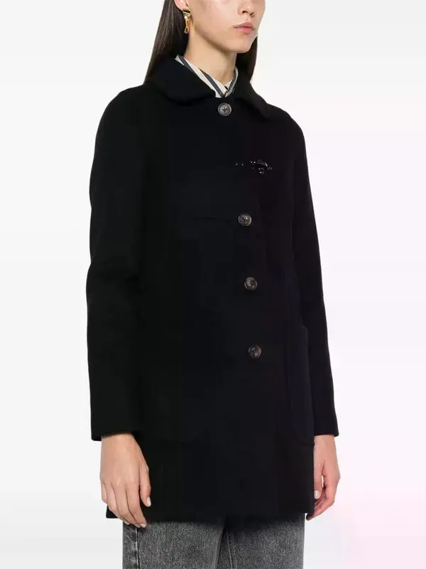 FAY Single-breasted Virgin Wool-blend Coat