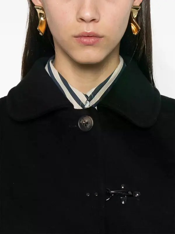 FAY Single-breasted Virgin Wool-blend Coat