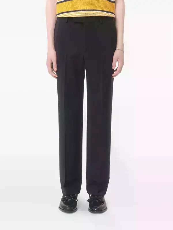 Valentino Garavani Wool Gabardine Trousers