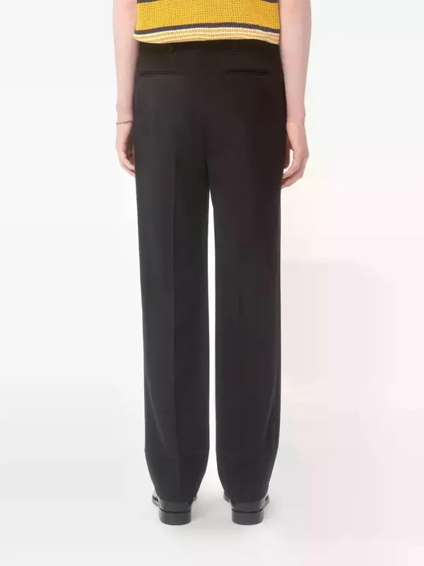 Valentino Garavani Wool Gabardine Trousers