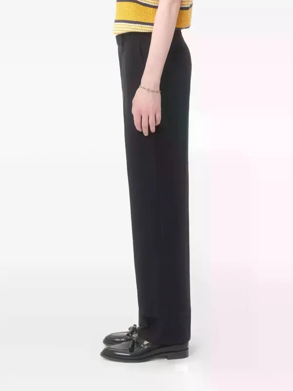 Valentino Garavani Wool Gabardine Trousers