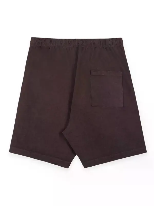 SPORTY & RICH Trio Cotton Track Shorts
