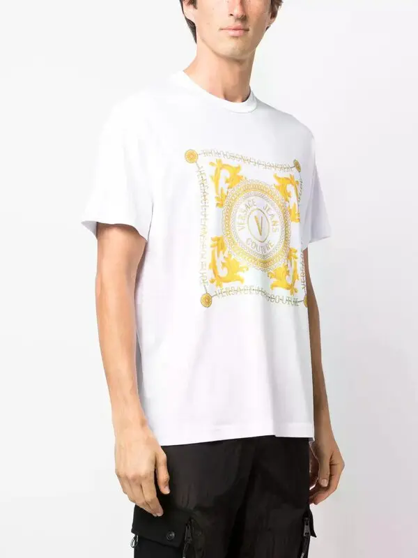 Versace Logo-print Cotton T-shirt