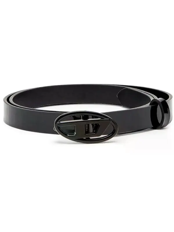 DIESEL® B-play 15 Leather Belt - Black